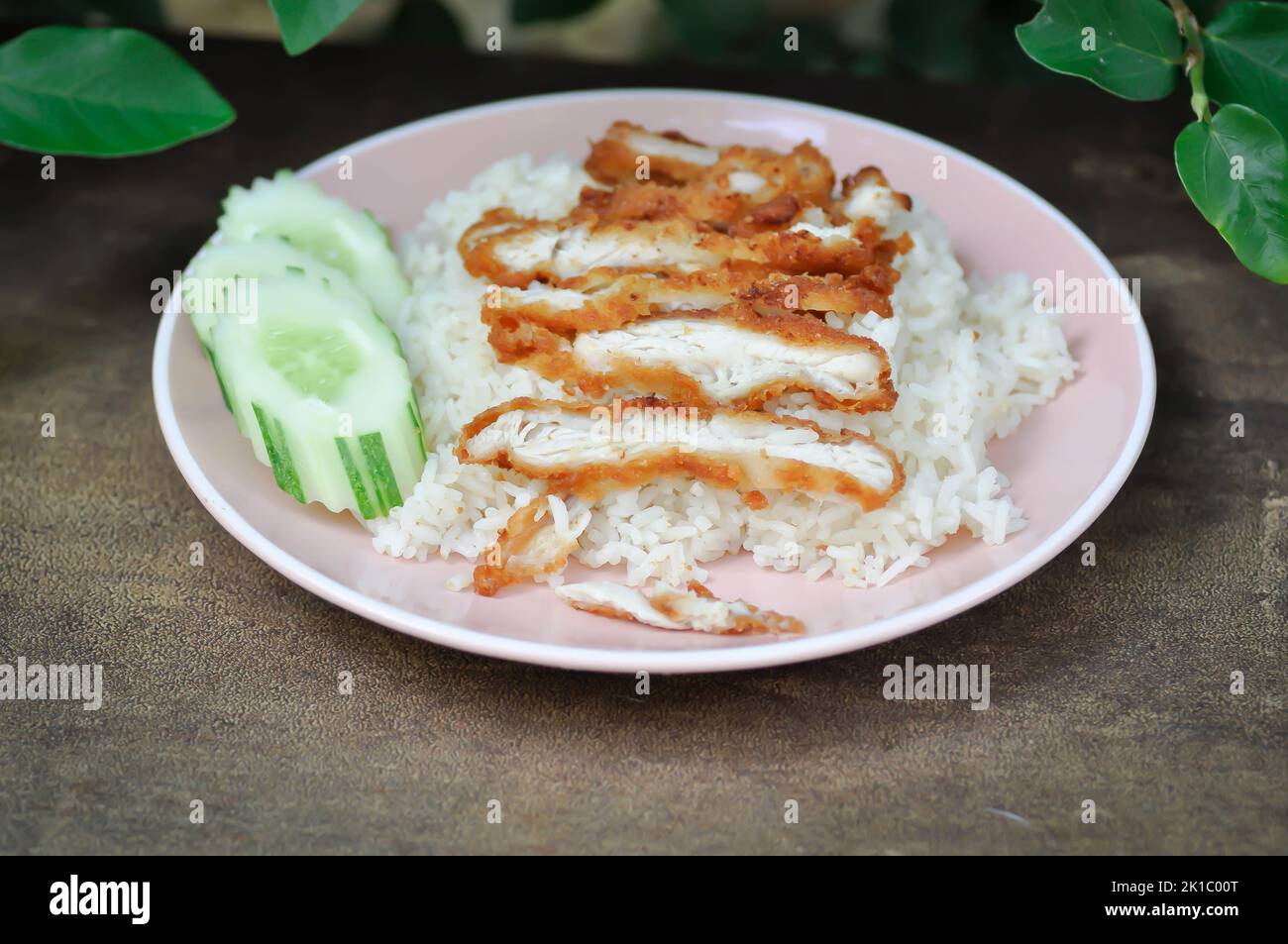 Singapore style chicken chop hi-res stock photography and images - Alamy