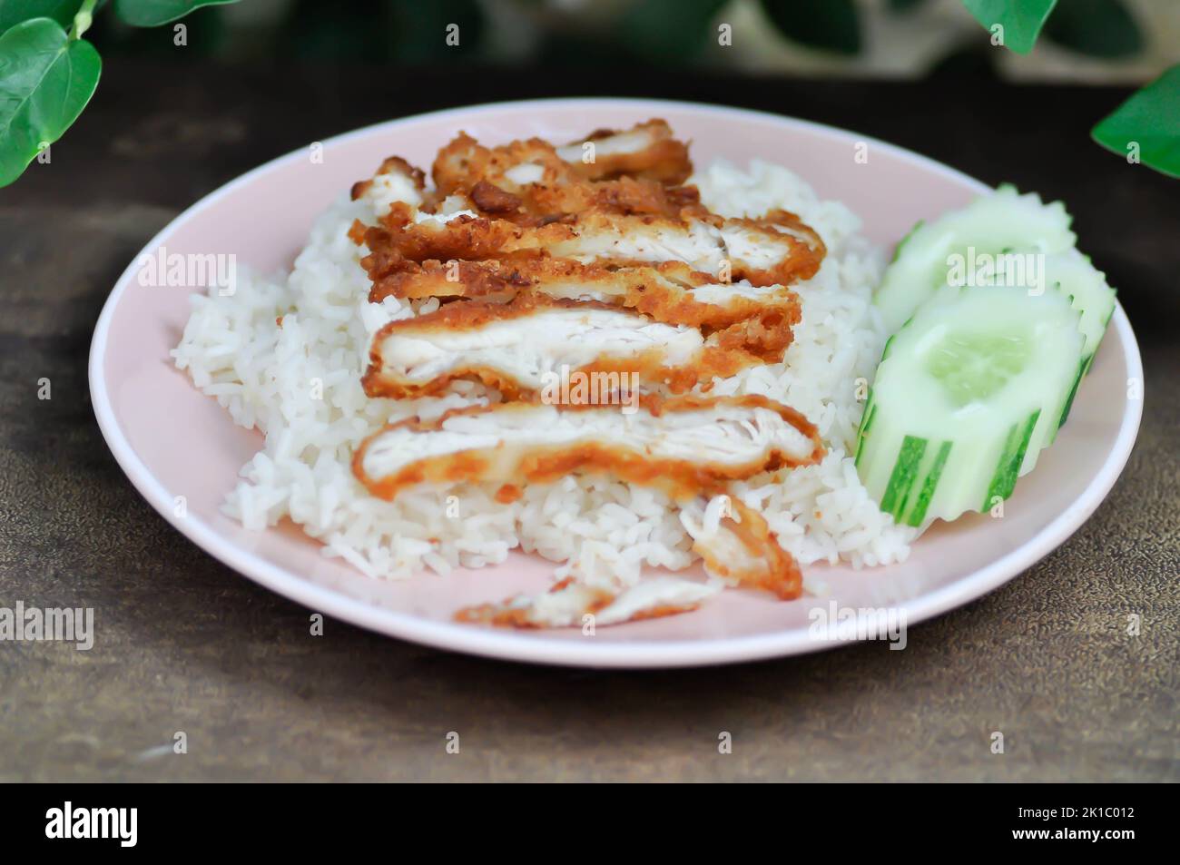 Singapore style chicken chop hi-res stock photography and images - Alamy