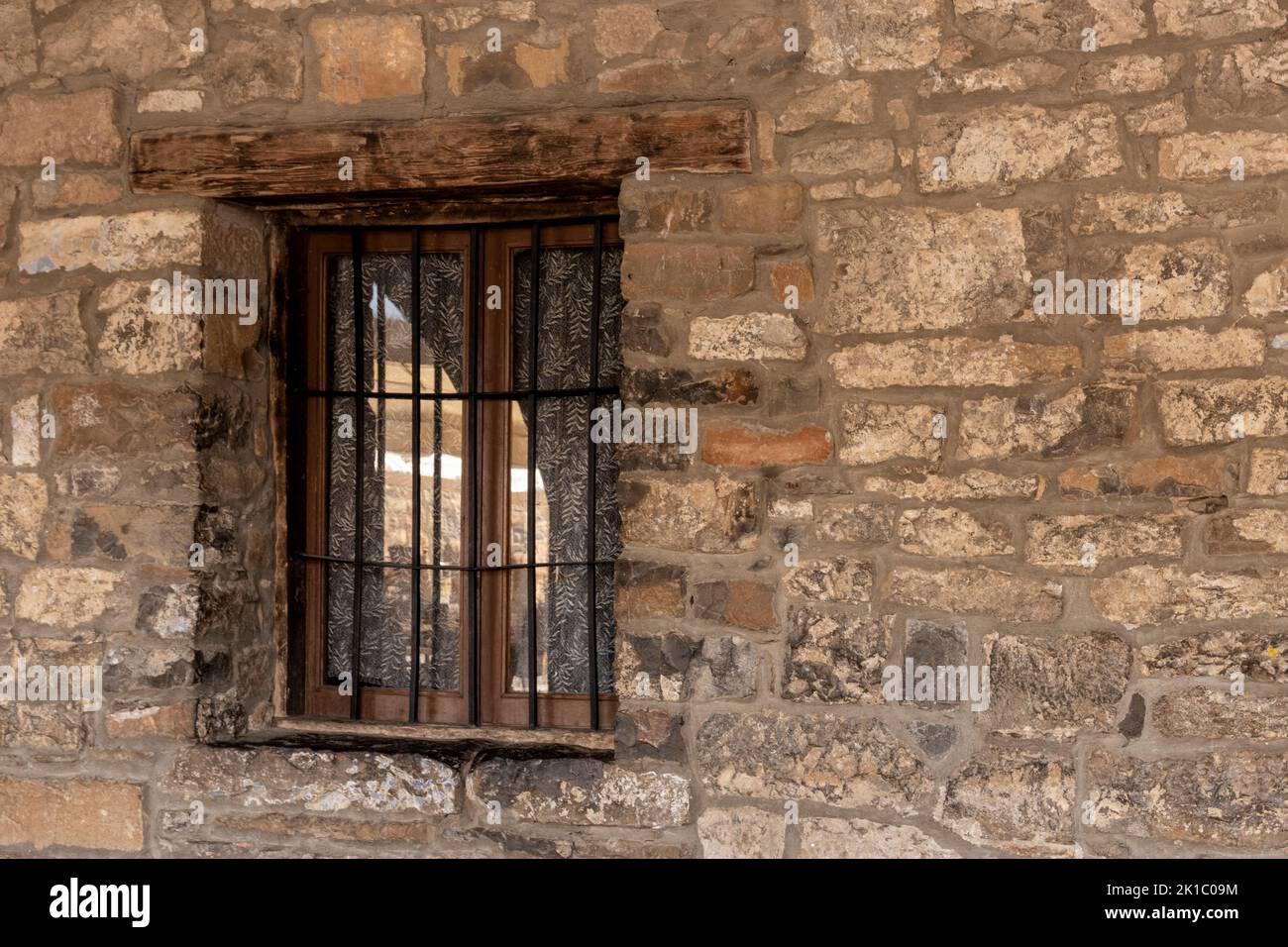 barred window in an old building Stock Photo - Alamy