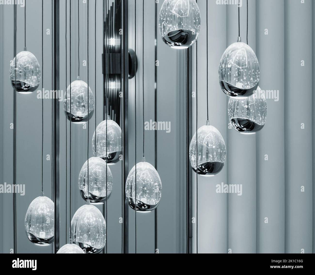 Lamps of the luster inside of the flat Stock Photo - Alamy