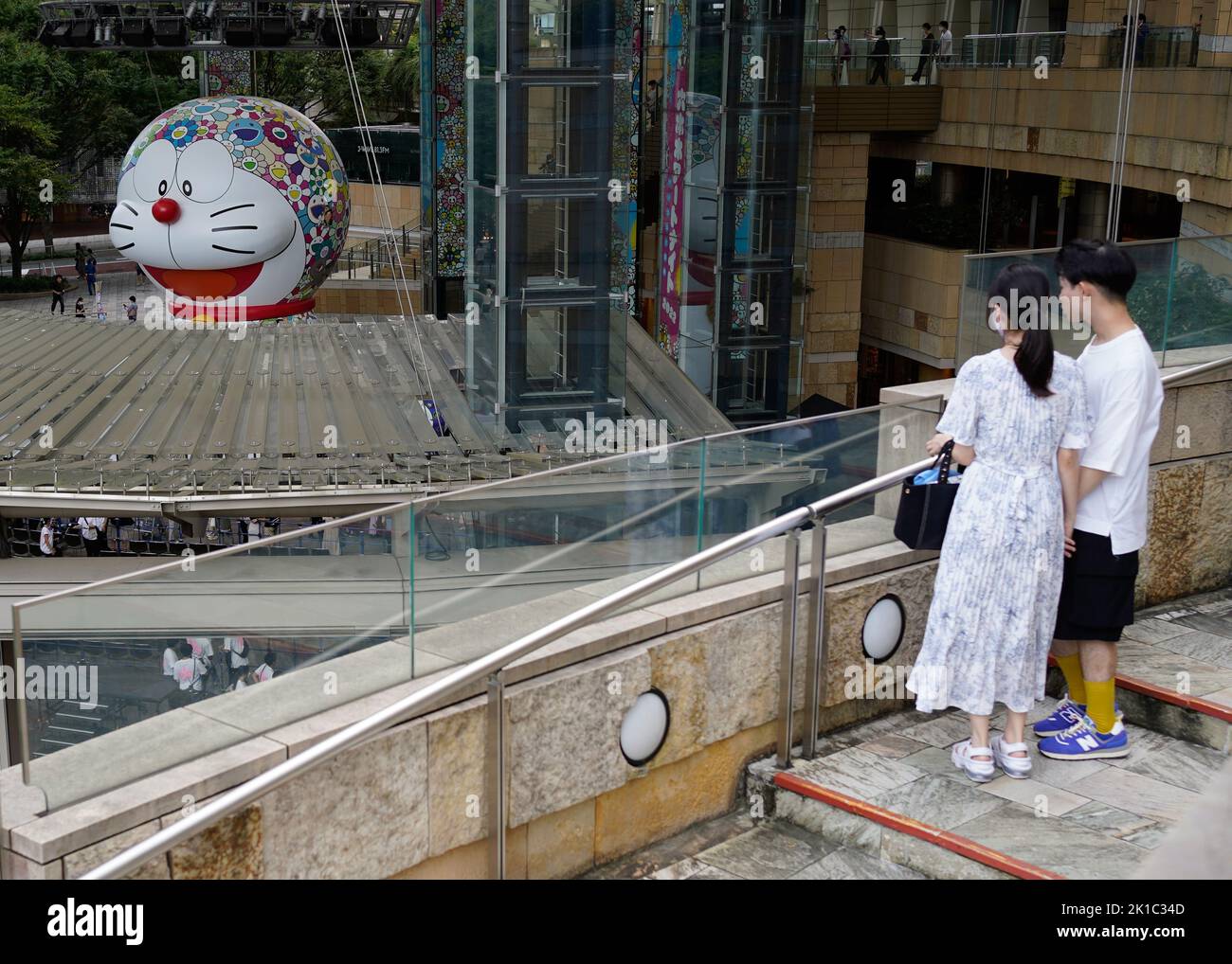 Tokyo, Japan. 17th Sep, 2022. A 10 meter tall Doraemon balloon ...