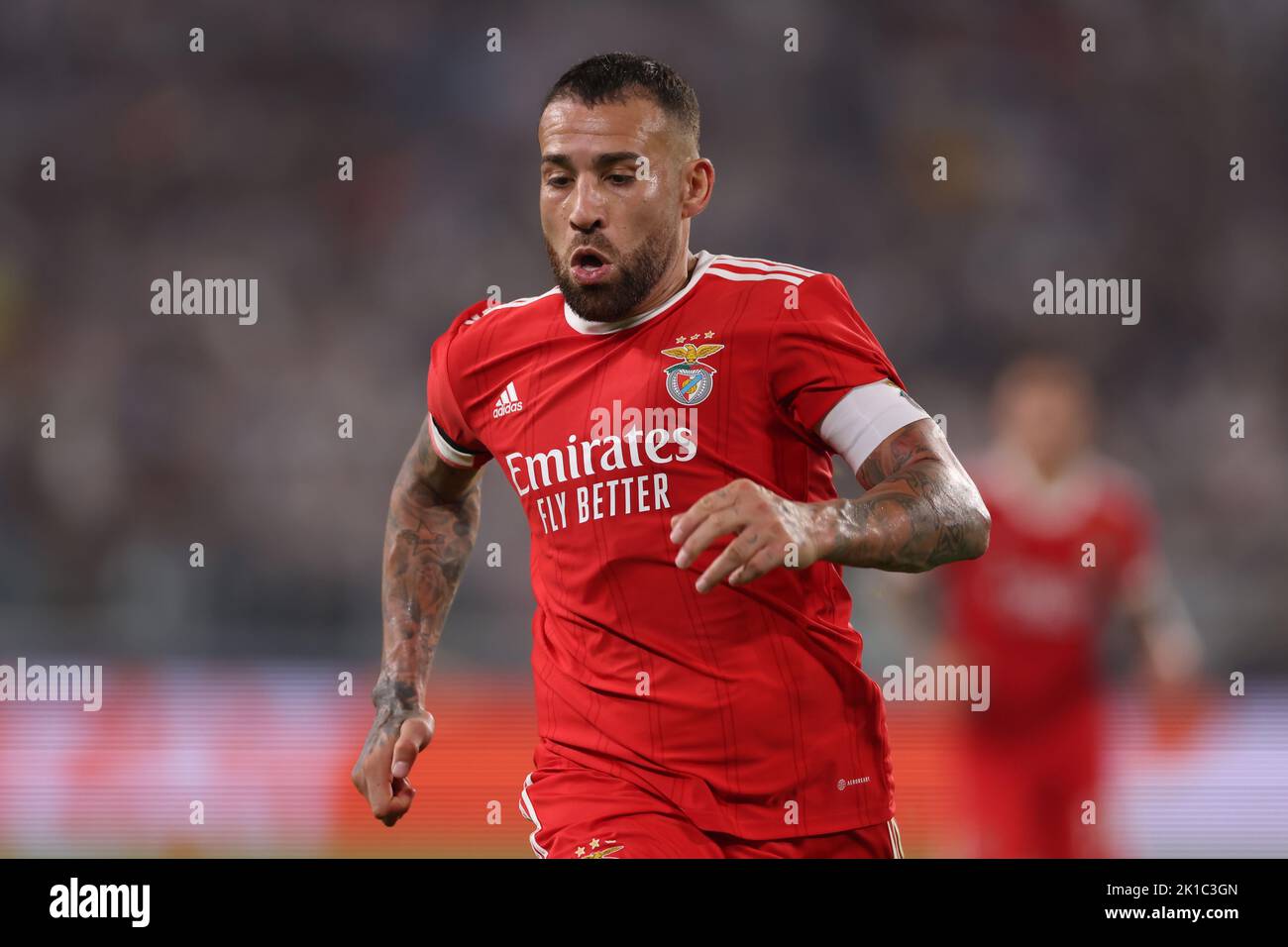 Turin, Italy, 14th September 2022. Nicolas Otamendi of SL Benfica ...