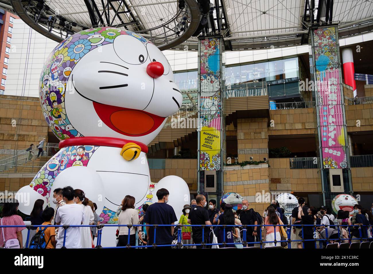 Tokyo, Japan. 17th Sep, 2022. A 10 meter tall Doraemon balloon ...