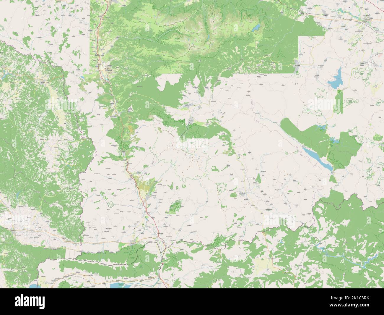 Blagoevgrad, province of Bulgaria. Open Street Map Stock Photo - Alamy