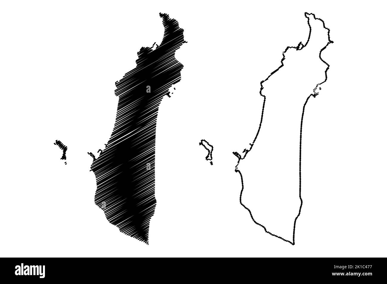 Nii-jima island (Japan, East Asia, Japanese archipelago, Izu Islands ...