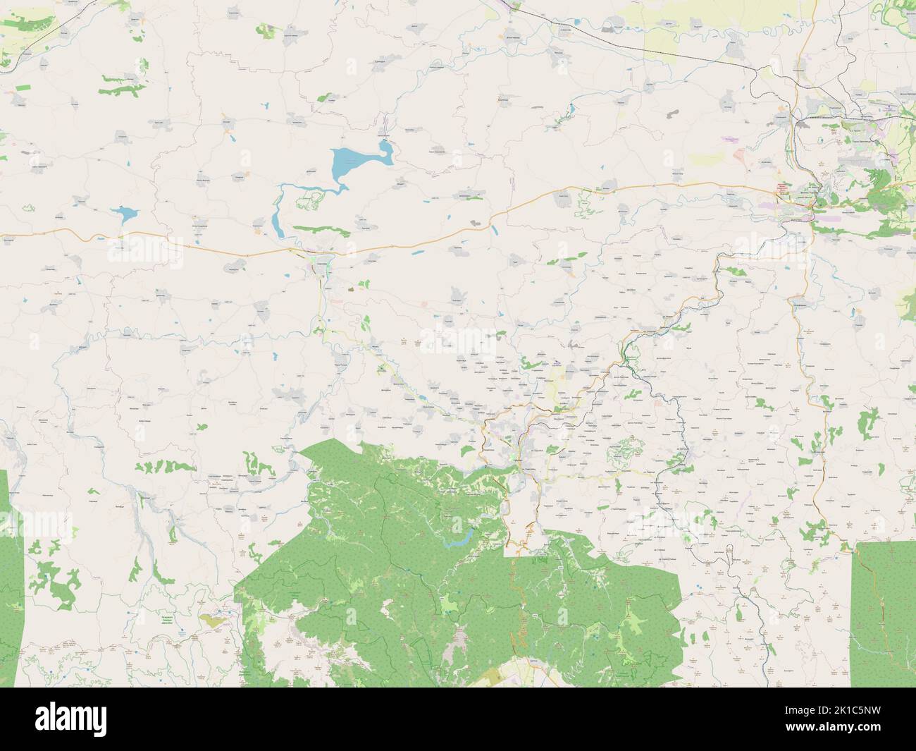 Gabrovo, province of Bulgaria. Open Street Map Stock Photo - Alamy