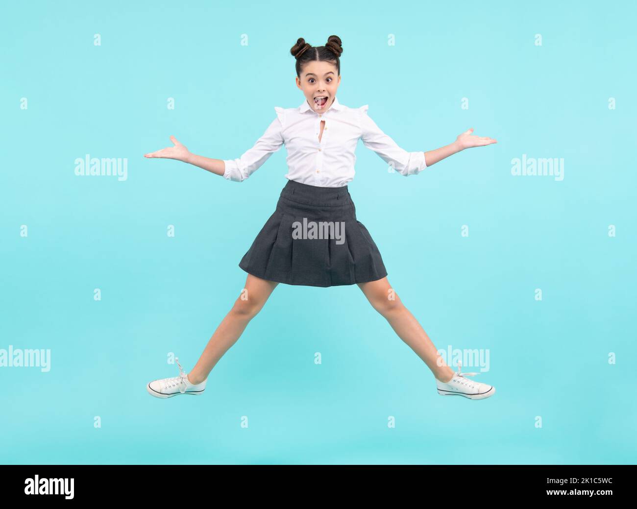 Excited face. Amazed expression, cheerful and glad. Happiness, activity ...