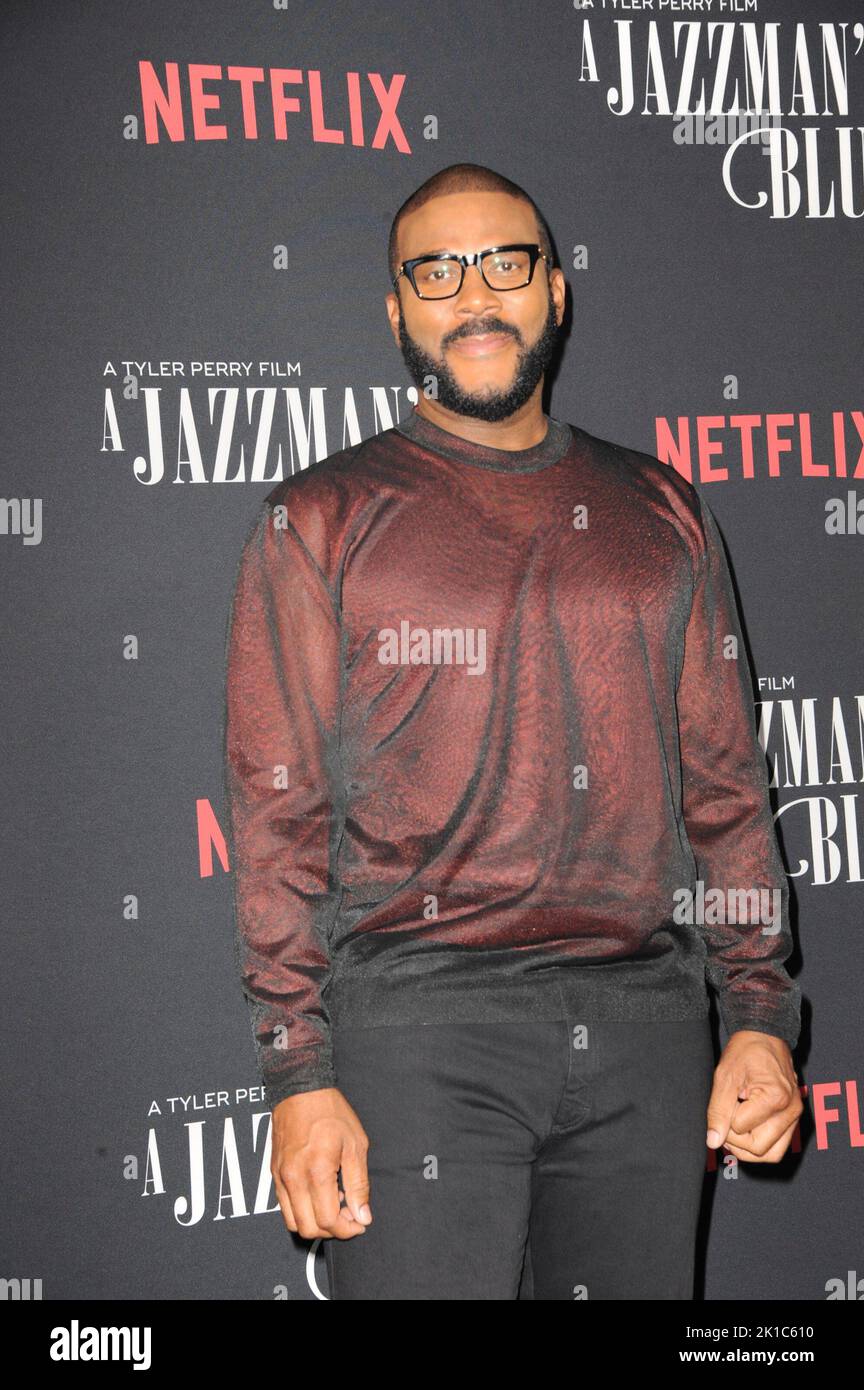 Los Angeles, CA. 16th Sep, 2022. Tyler Perry at arrivals for A JAZZMAN ...