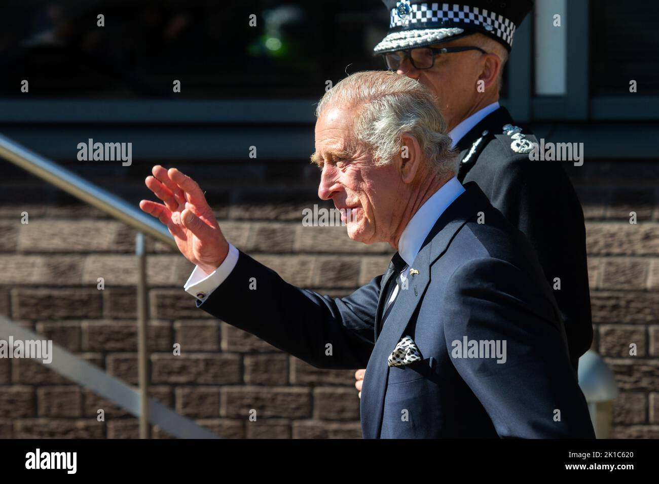 London, England, UK. 17th Sep, 2022. King CHARLES III arrives at ...