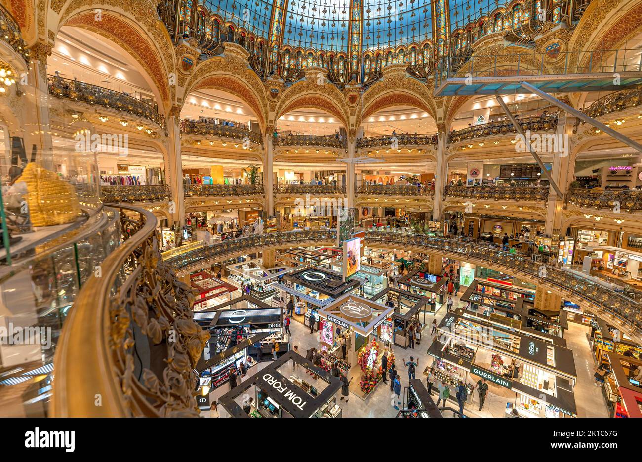 Galeries lafayette haussmann paris france hi-res stock photography and images - Alamy