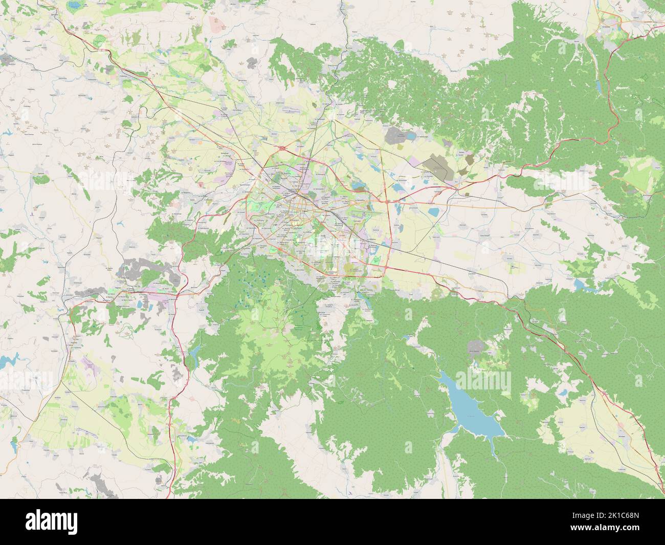 Map of grad sofiya hi-res stock photography and images - Alamy