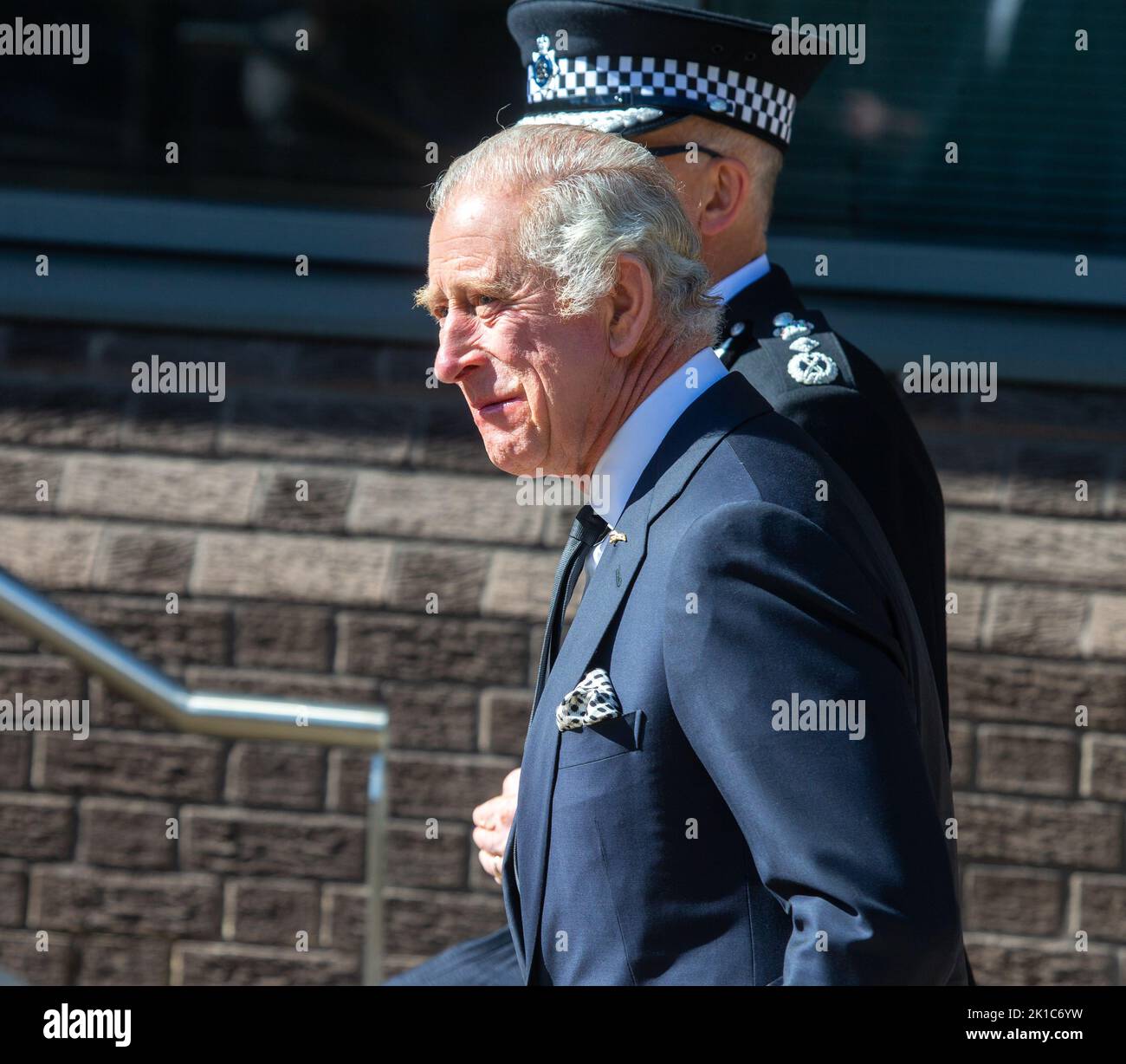 London, England, UK. 17th Sep, 2022. King CHARLES III arrives at ...