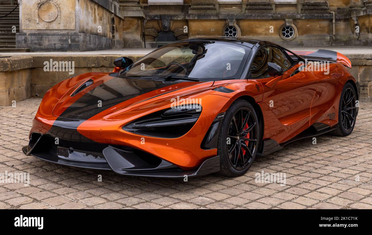 McLaren 765LT ‘JAS 77’ customized by MSO on display at the Salon Privé ...