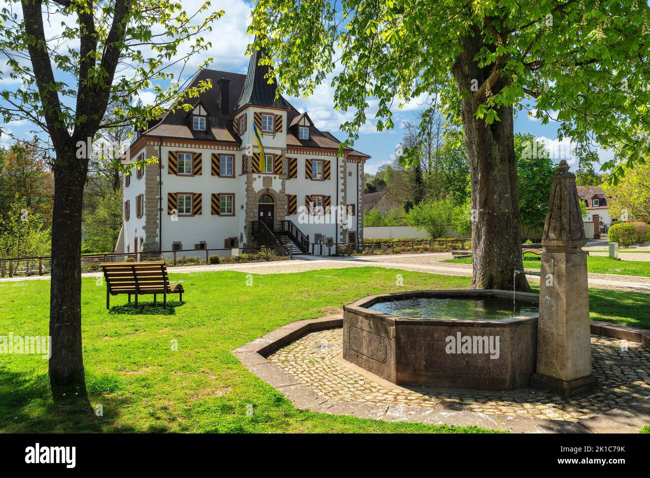 Entenstein moated castle (Andlau Schloesschen), Schliengen ...