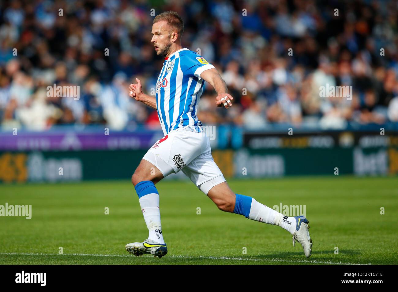 Jordan Rhodes #9 of Huddersfield Town during the Sky Bet Championship ...