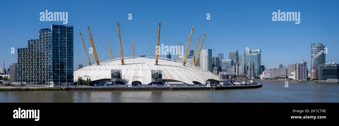 Panorama Millinium Dome 2000 on the Thames London England, Great ...