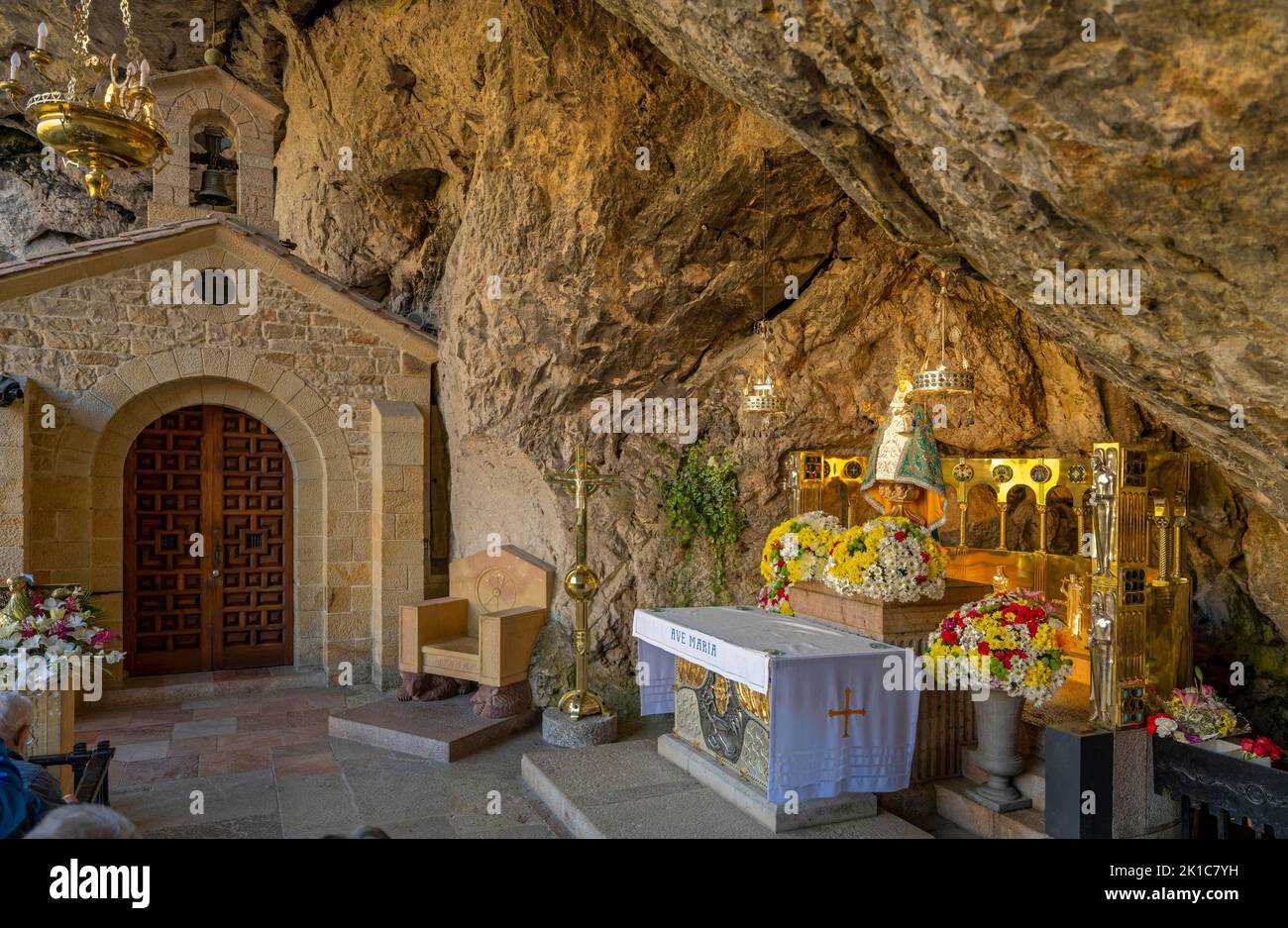 Sacred Cave and Shrine of the Virgin Mary, Sanctuary of Covadonga ...
