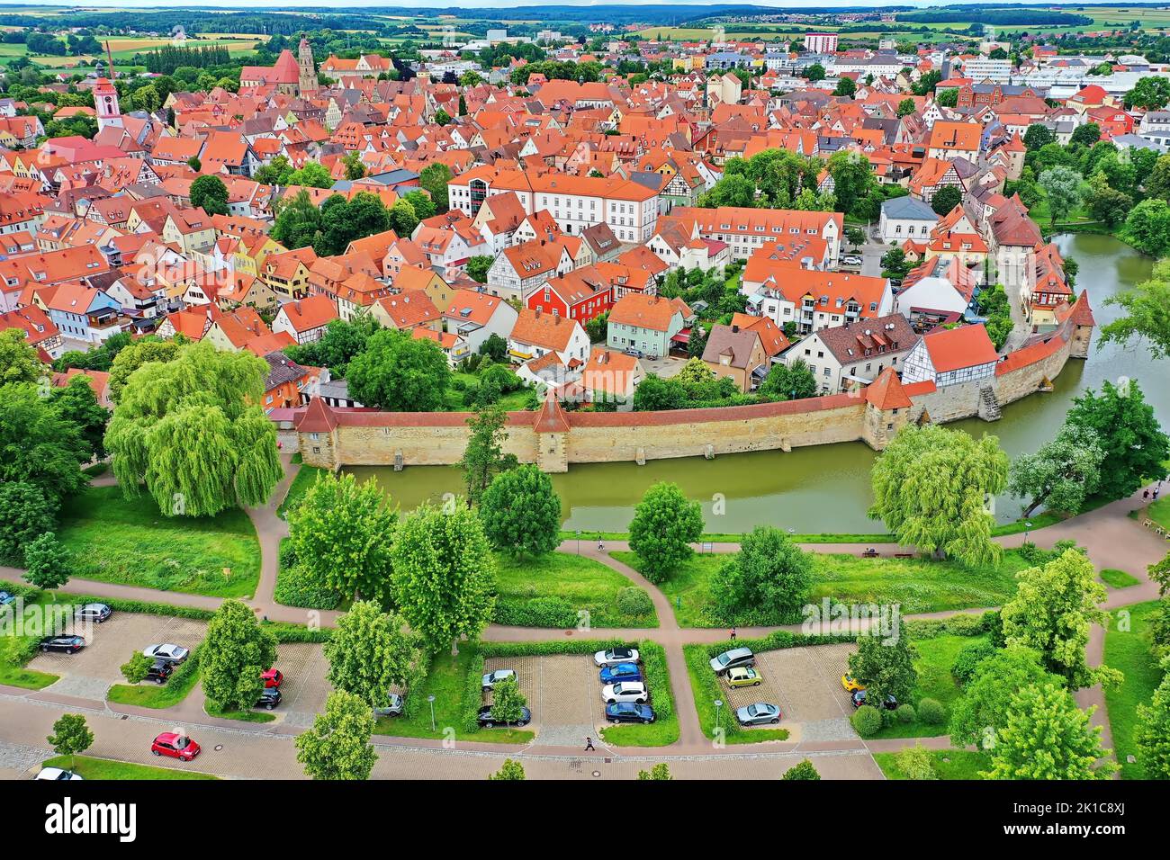 Historical sights of Weissenburg. Weissenburg-Gunzenhausen, Middle ...
