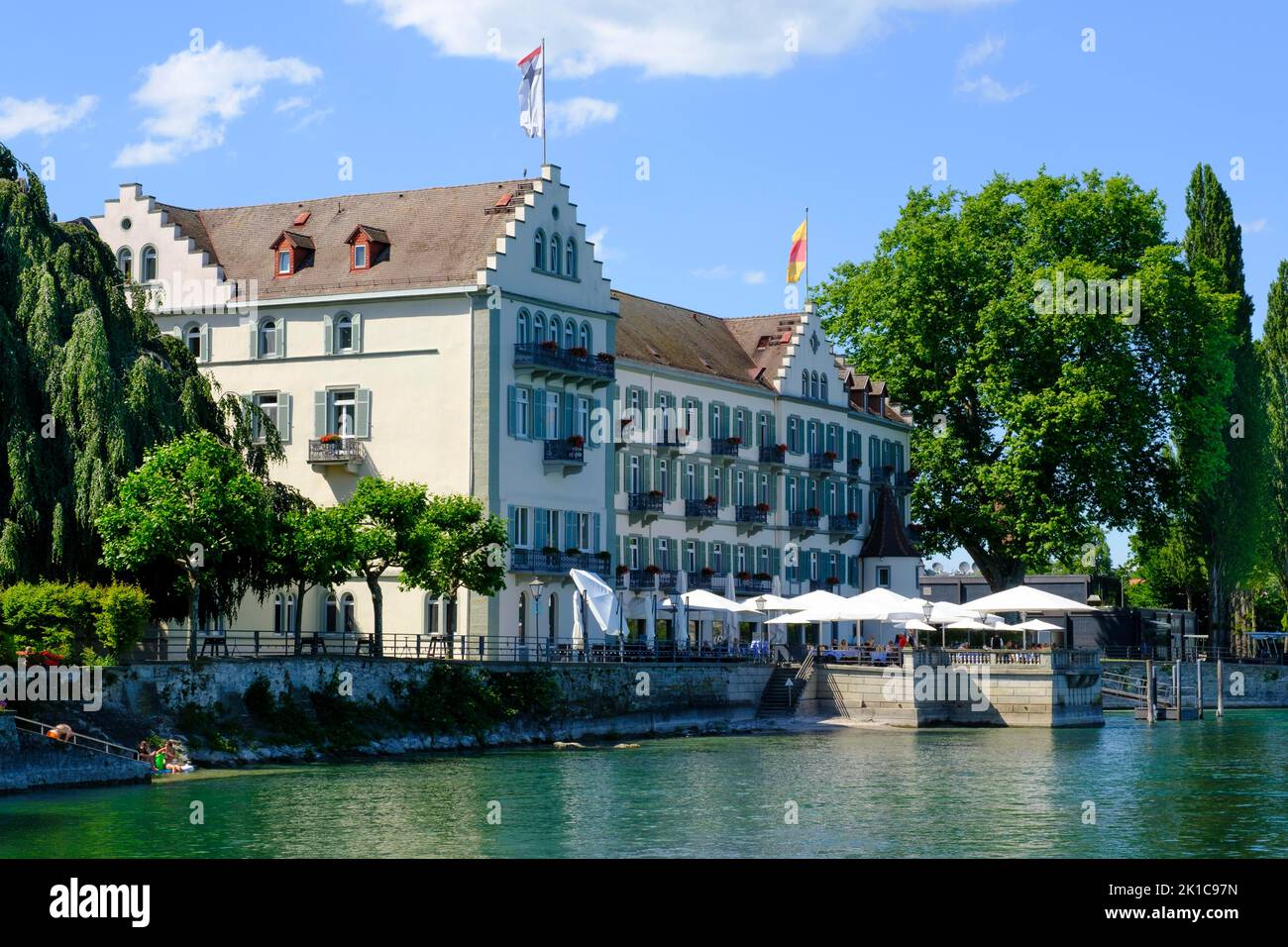 Hotel Steigenberger Inselhotel, Constance, Lake Constance, Baden ...
