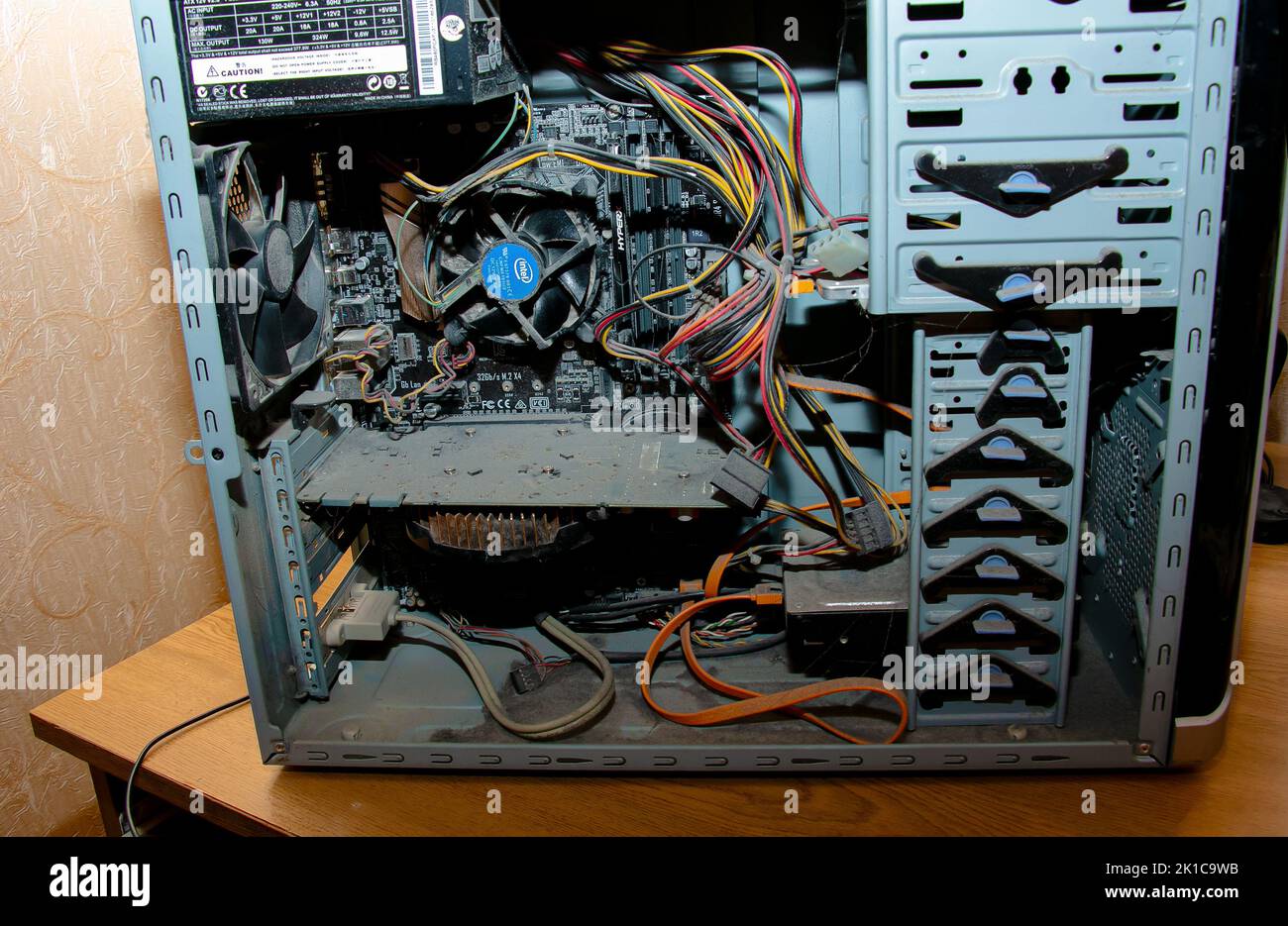 Dnepropetrovsk, Ukraine - 11.27.2021: A thick layer of dust covers the ...