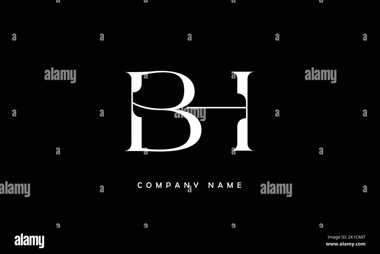 BH, HB Abstract Letters Logo Monogram Stock Vector Image & Art - Alamy