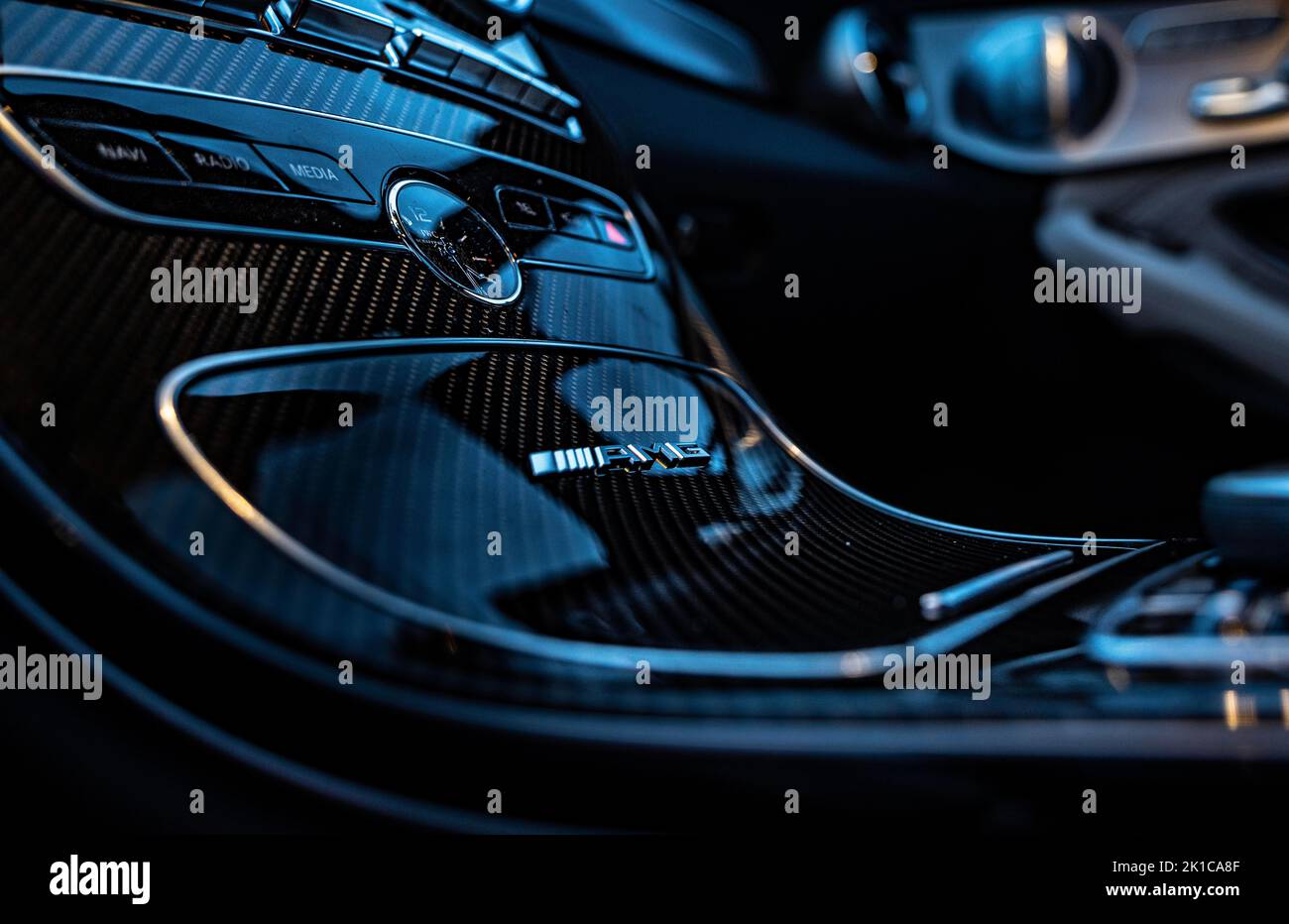 Mercedes amg interior hi-res stock photography and images - Alamy