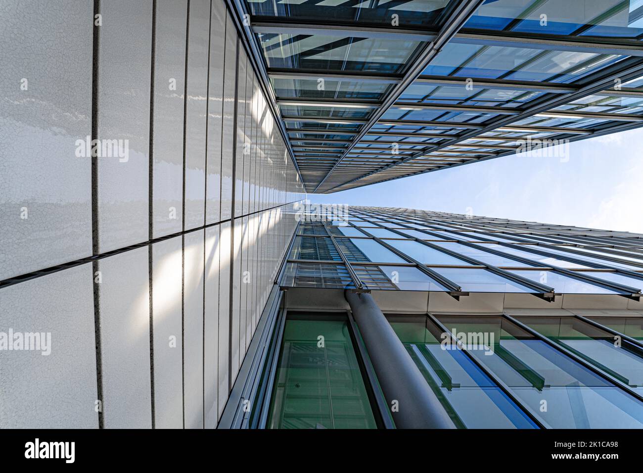 Modern glass building architecture, Stuttgart, Germany Stock Photo - Alamy