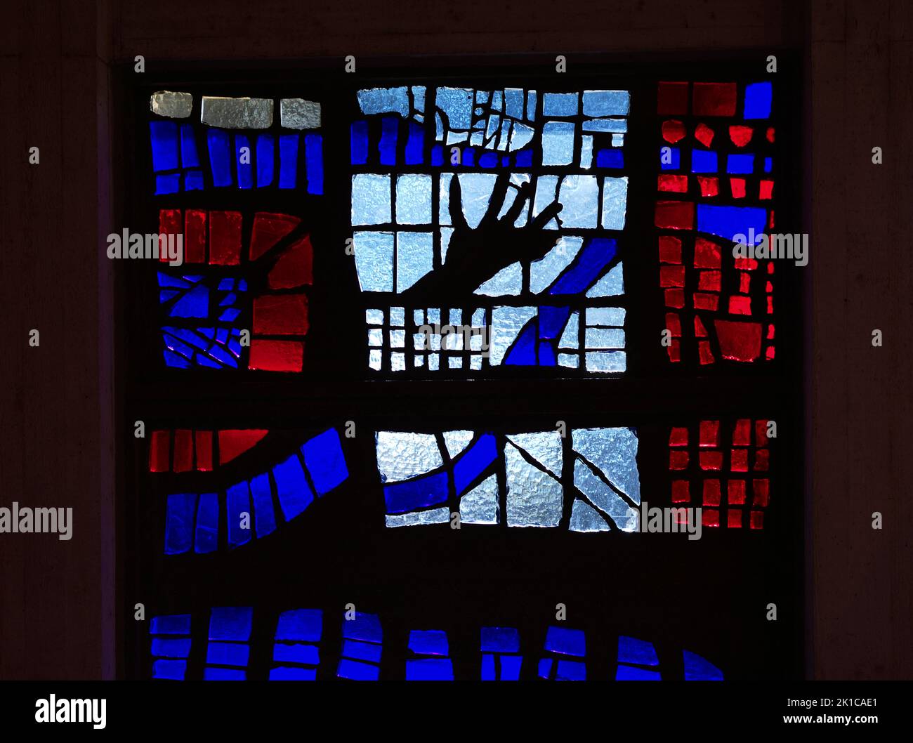 Stained glass window by Emil Wachter, St. Michael's Chapel, Seebach ...