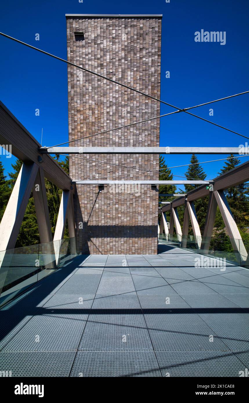 Skywalk, viewing platform, Northern Black Forest nature Park Centre ...