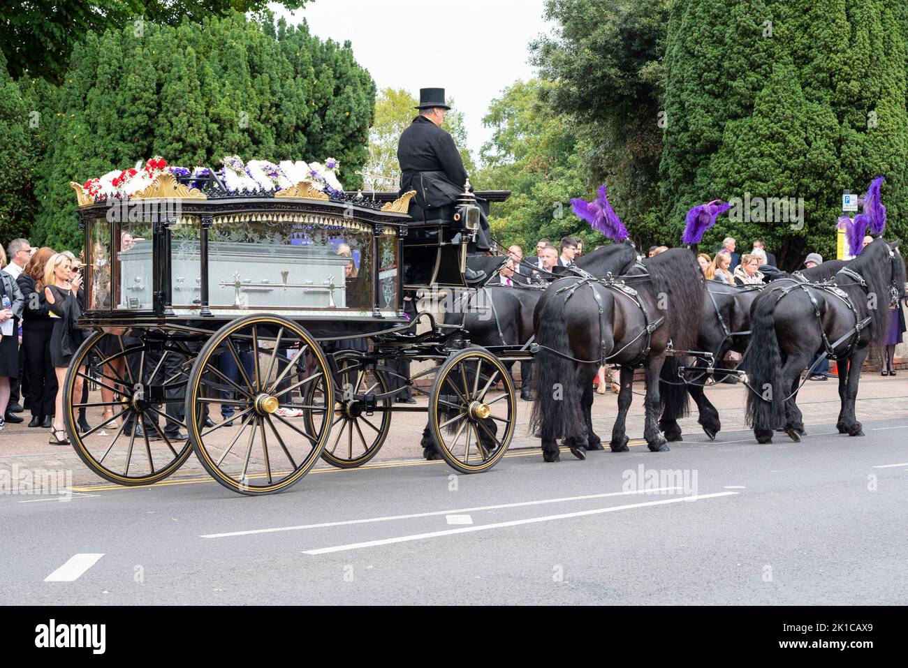 Funeral of young boy Archie Battersbee in Southend on Sea, Essex, UK ...
