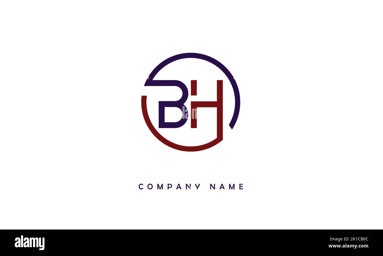 BH, HB Abstract Letters Logo Monogram Stock Vector Image & Art - Alamy
