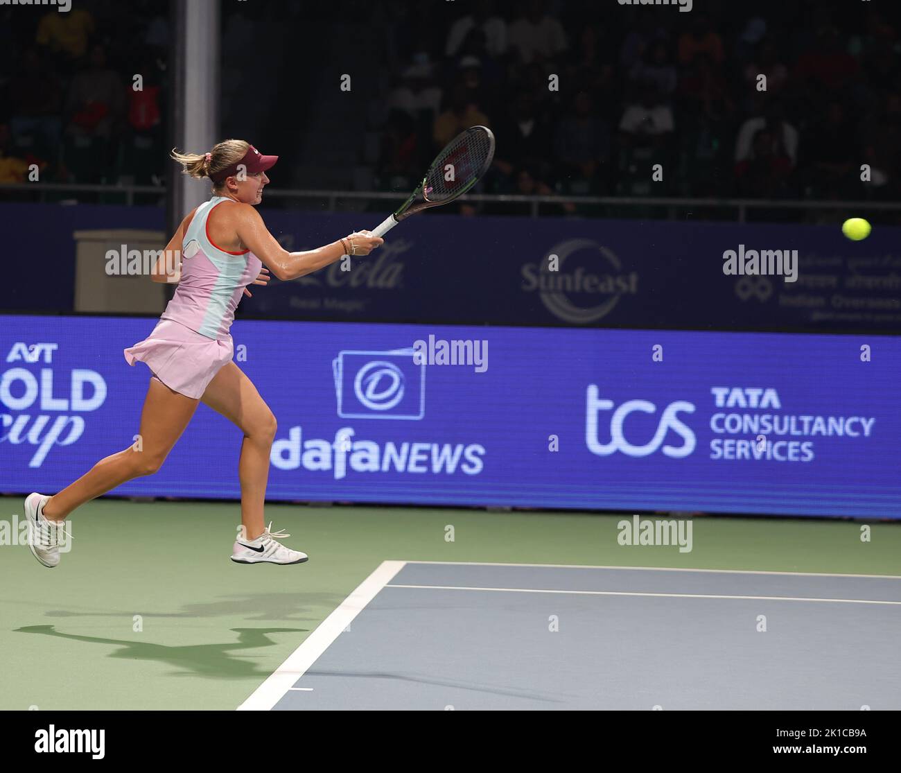 Chennai, India, 17th Sep 2022: Chennai Open WTA 250 : Nadia PODOROSKA ...