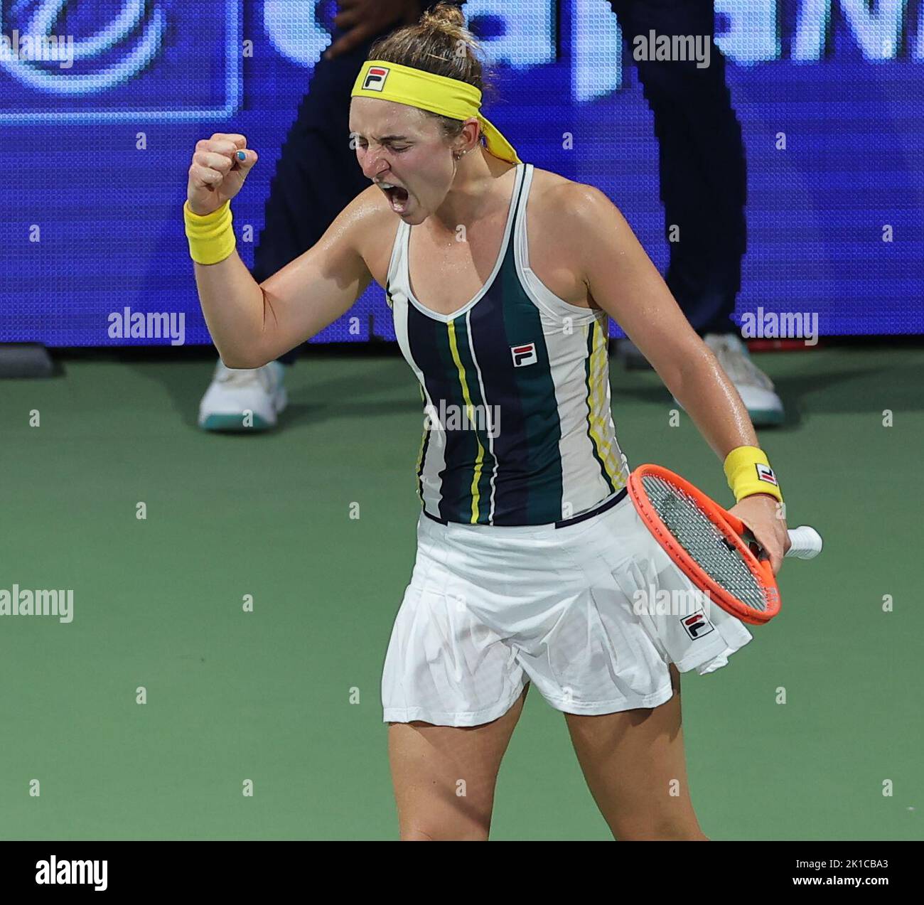 Chennai, India, 17th Sep 2022: Chennai Open WTA 250 : Nadia PODOROSKA ...