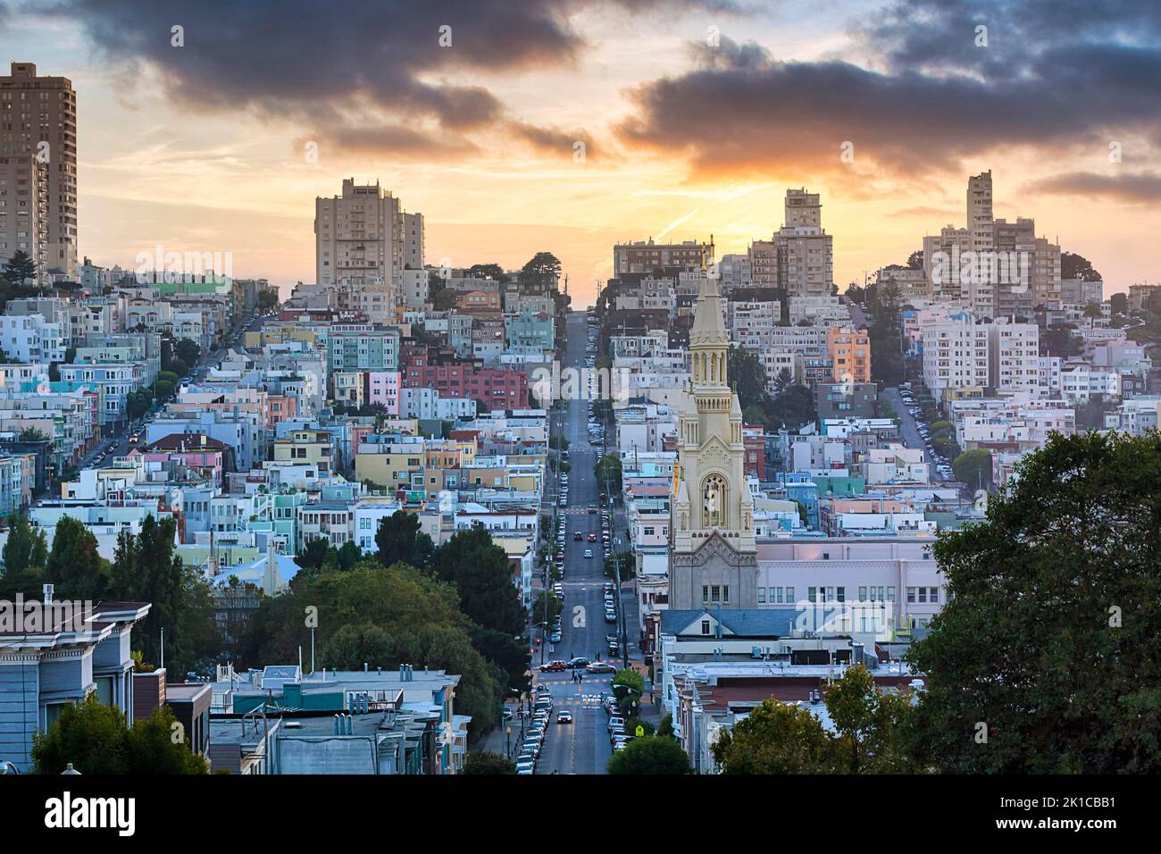Filbert street san francisco hi-res stock photography and images - Alamy