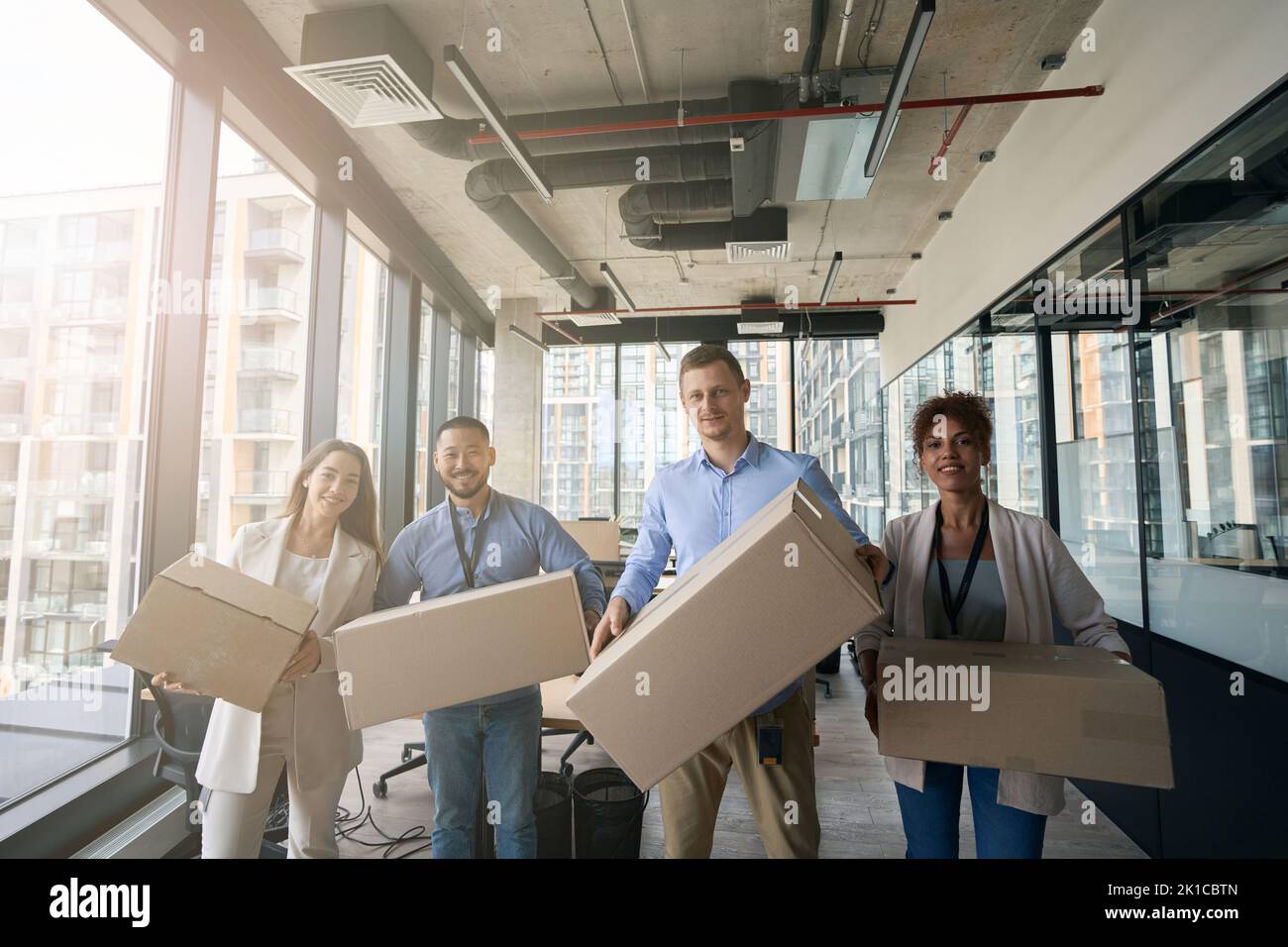 Employee pose hi-res stock photography and images - Alamy