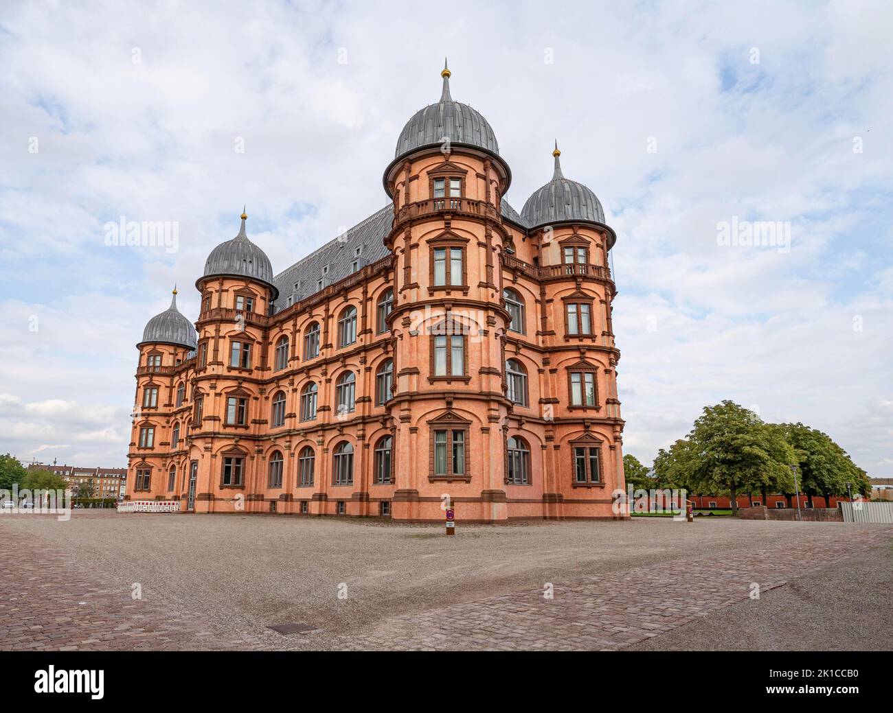 Gottesaue Castle in Karlsruhe, Germany Stock Photo - Alamy