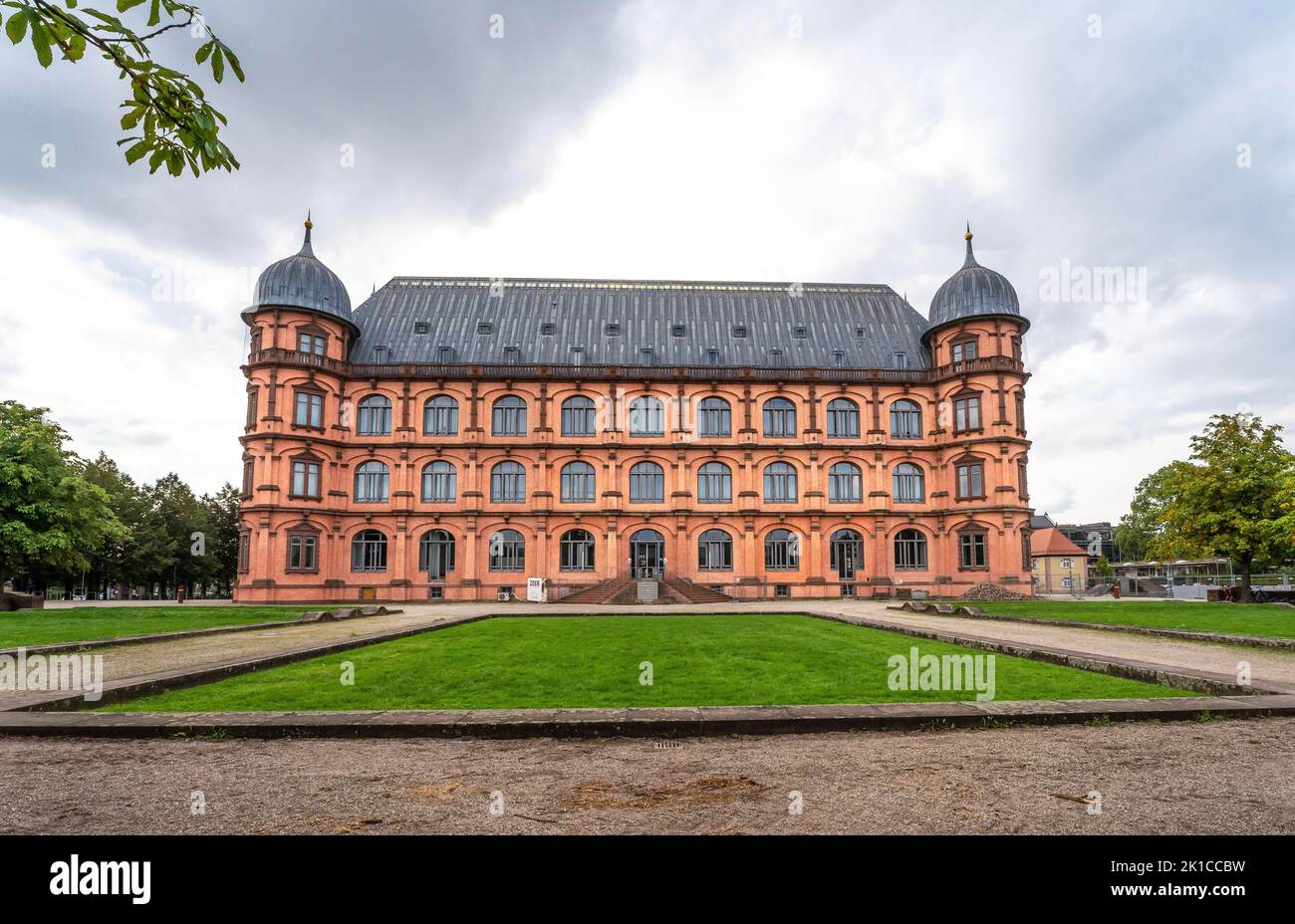 Gottesaue Castle in Karlsruhe, Germany Stock Photo - Alamy