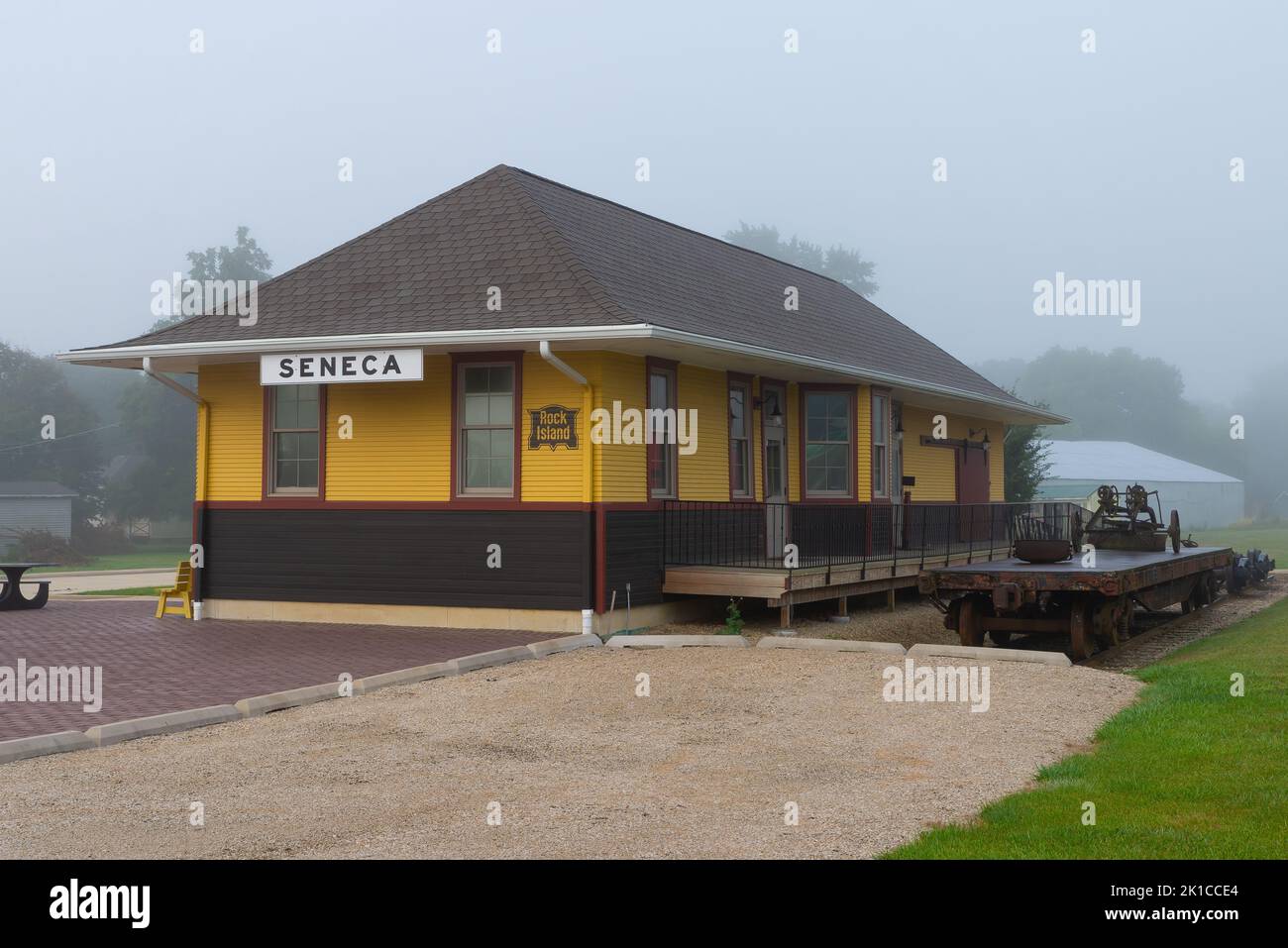 Seneca, Illinois - United States - September 15th, 2022: The restored ...
