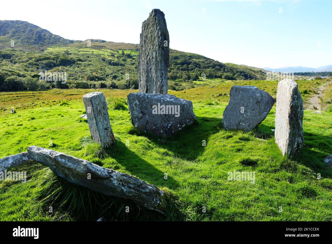 Uragh Stone Circle, Gleninchaquin Park, County Kerry, Ireland - John ...