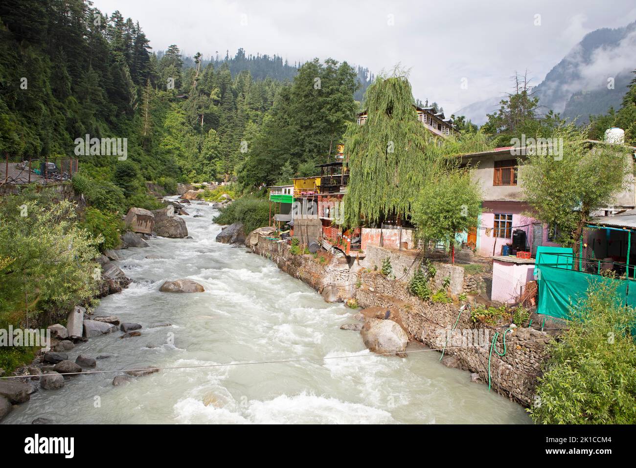 Beas River in Manali, Himachal Pradesh, India Stock Photo - Alamy