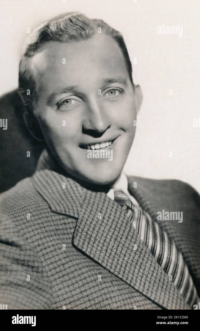 Bing Crosby (1904-1977), actor y cantante estadounidense Stock Photo ...