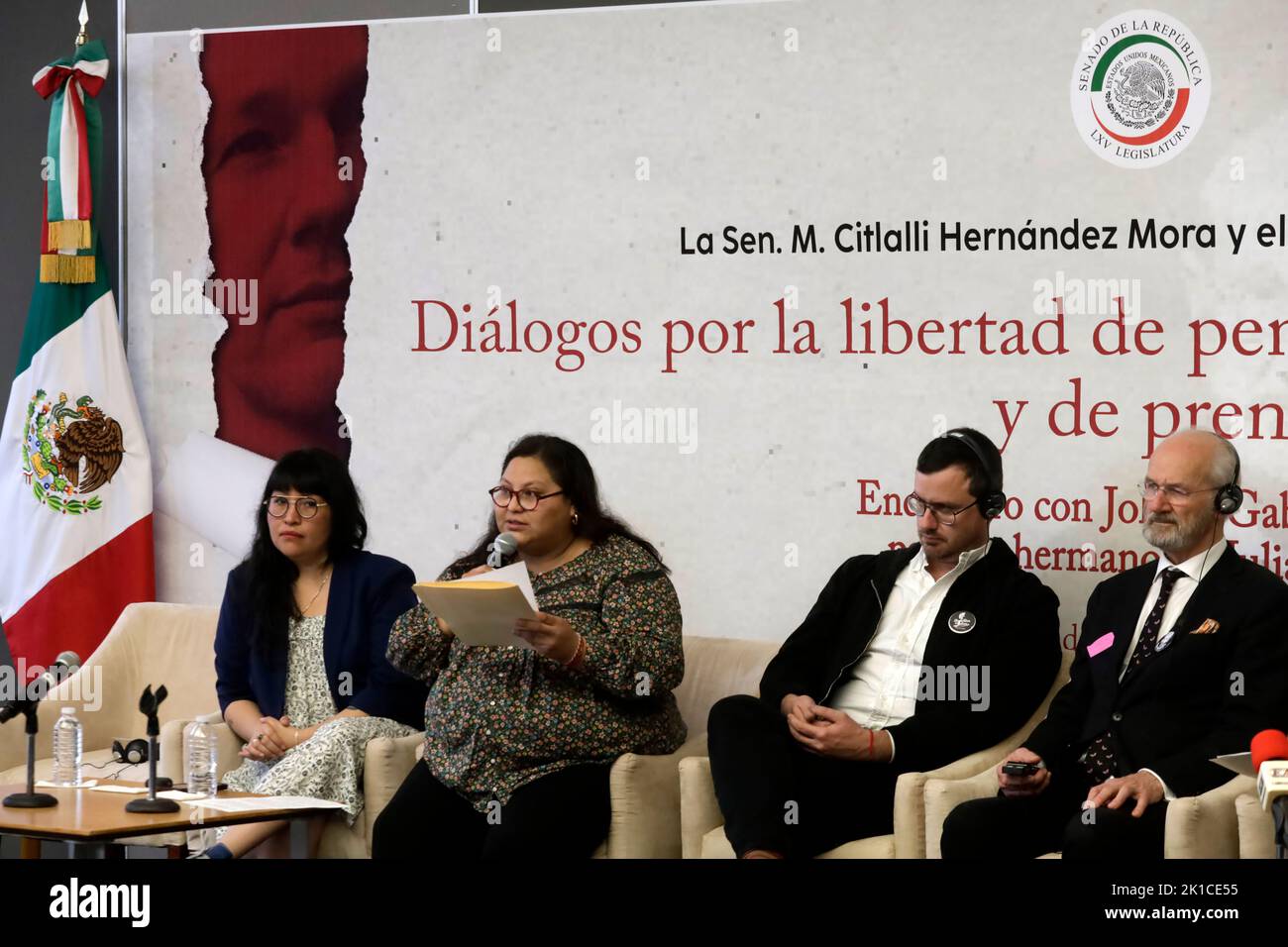 September 12, 2022, Mexico City, Mexico: Senator Citlali Hernandez ...