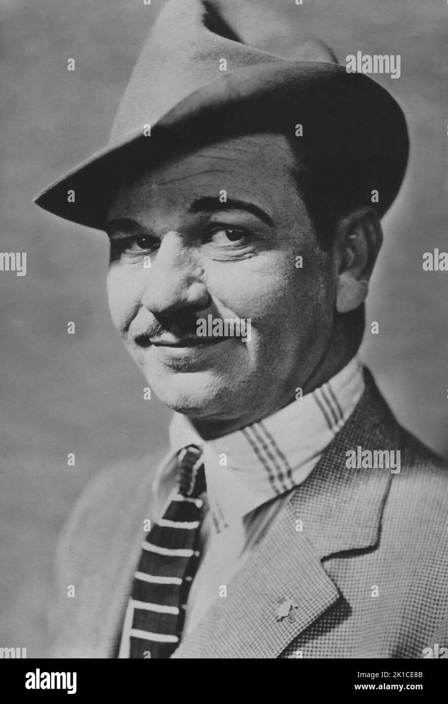 Wallace Beery (1885-1949), actor de cine estadounidense Stock Photo - Alamy