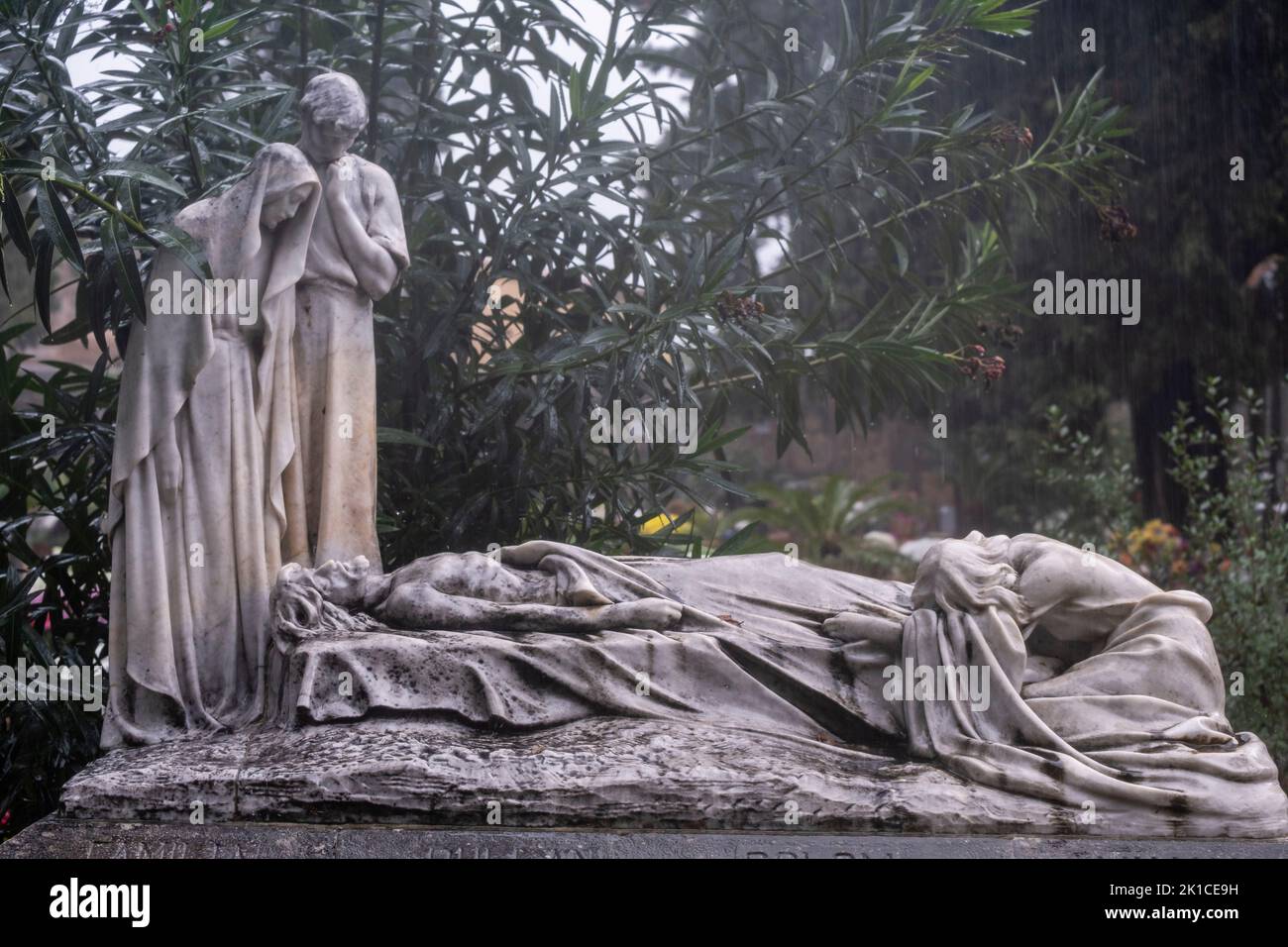funeral monument of the Morell family where. represents the Virgin Mary ...