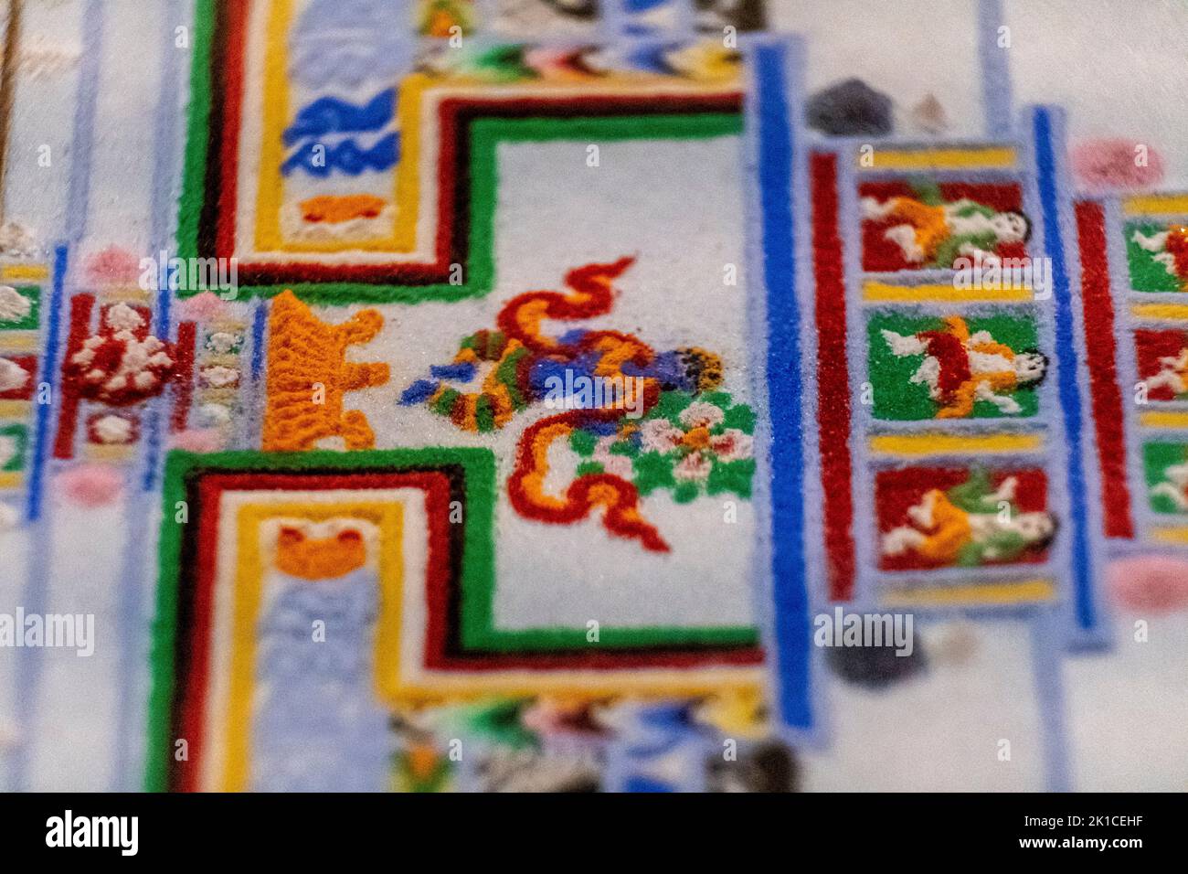 Buddhist deity, Kalachakcra buddhist mandala, Dalai Lama gift, pollensa ...