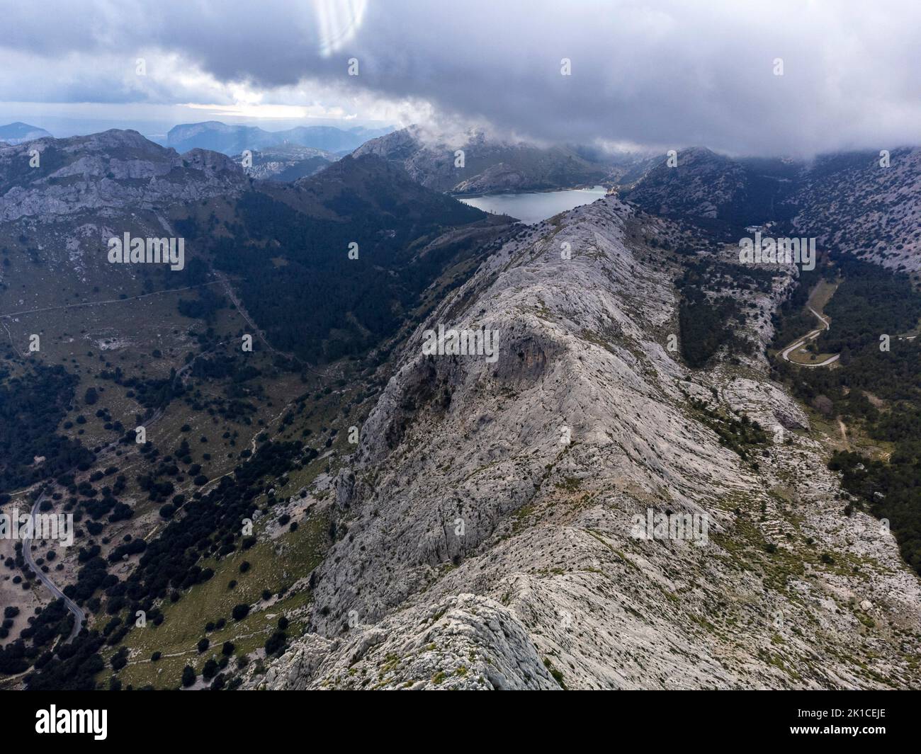Puig de Ses Vinyes, Escorca, Mallorca, Balearic Islands, Spain Stock ...