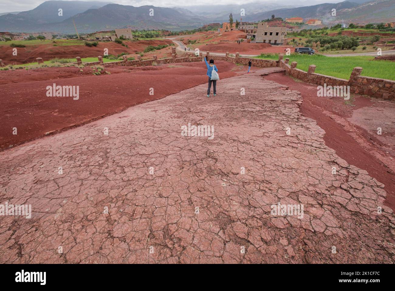 dinosaur footprints, middle to upper jurassic, geo park Iouaridene ...