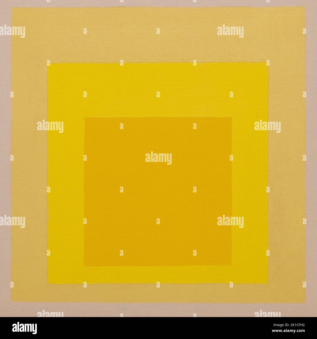 Color Study for Homage to the Square, abundance, 1967, oil on masonite ...