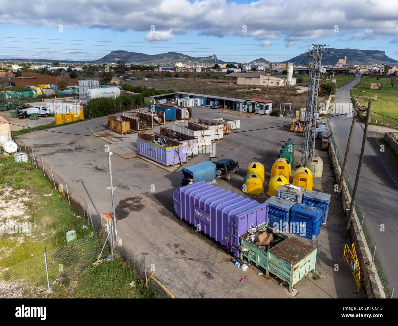 Punt Verd Son Gall, waste management, llucmajor, Mallorca, Balearic ...