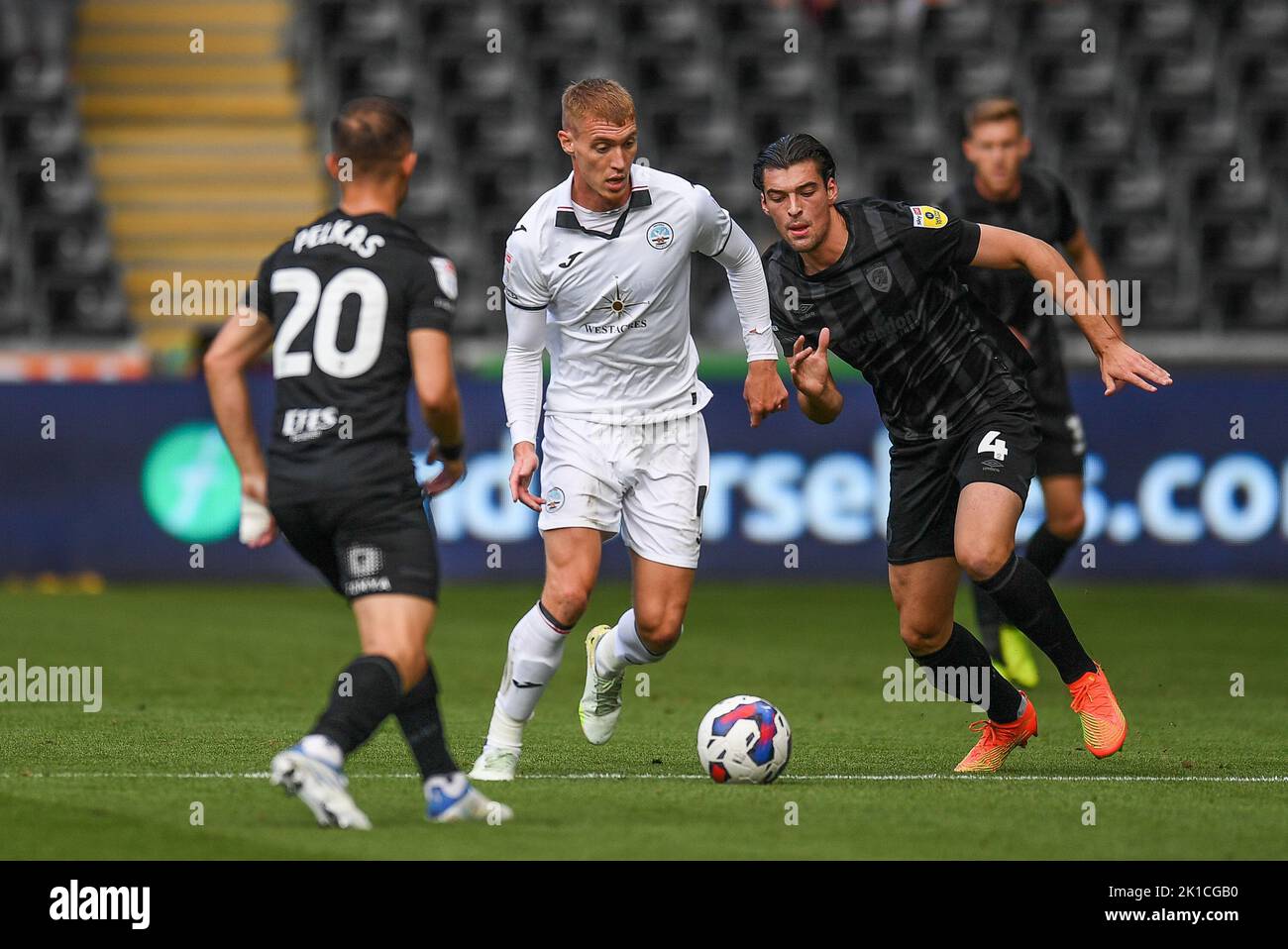 Swansea, UK. 17th Sep, 2022. Jay Fulton #4 of Swansea City Under ...